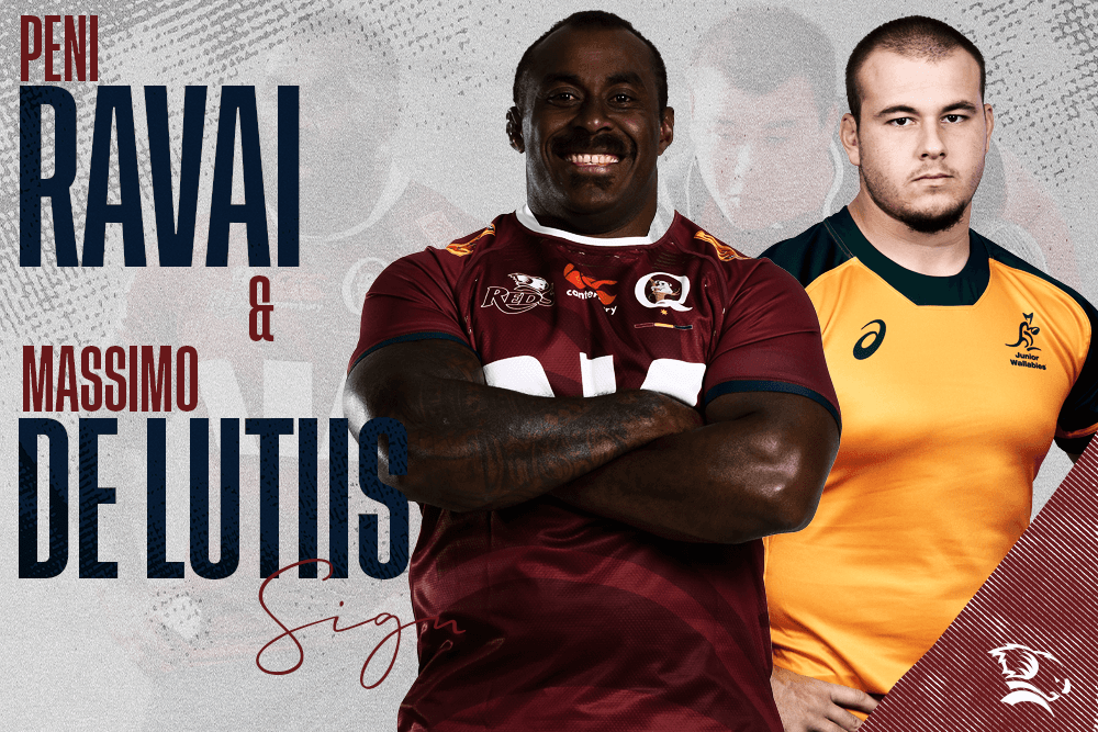 Peni Ravai re-signs with Reds; Massimo De Lutiis returns to Queensland