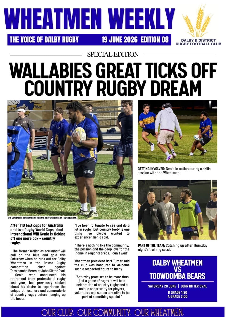 Ballymore Beat: Will Genia, The King and Lionel Messi