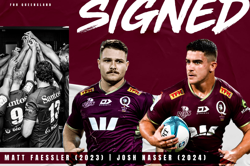 Josh Nasser and Matt Faessler re-sign with Queensland Rugby