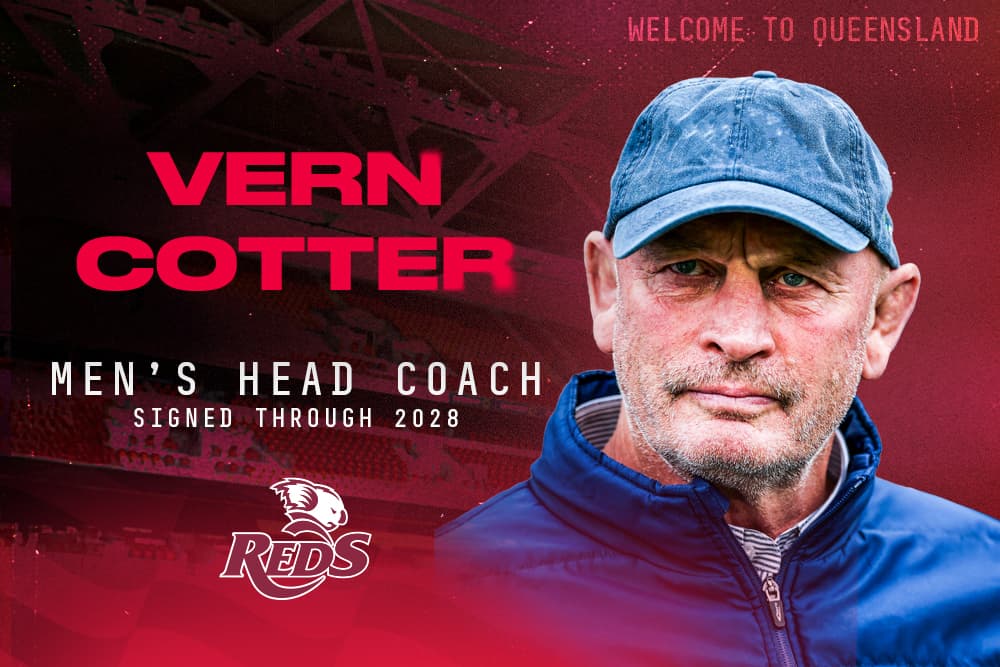 Vern Cotter named Queensland Reds Coach for 2027-2028